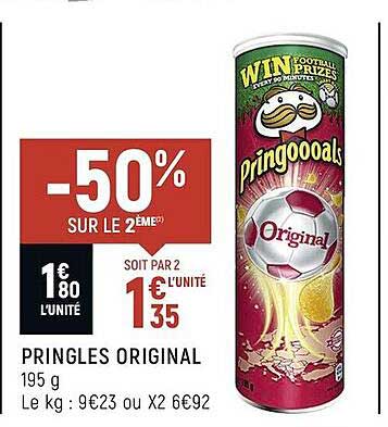 Promo Pringles Original chez Spar - iCatalogue.fr