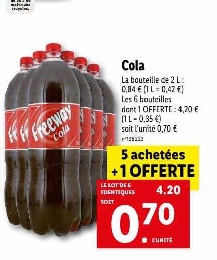 Promo Cola chez Lidl - iCatalogue.fr