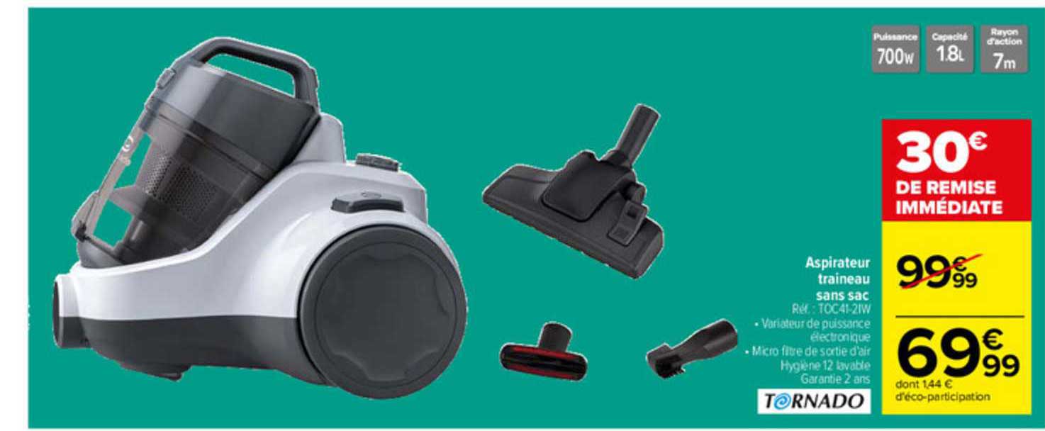 Carrefour Aspirateur Sans Sac