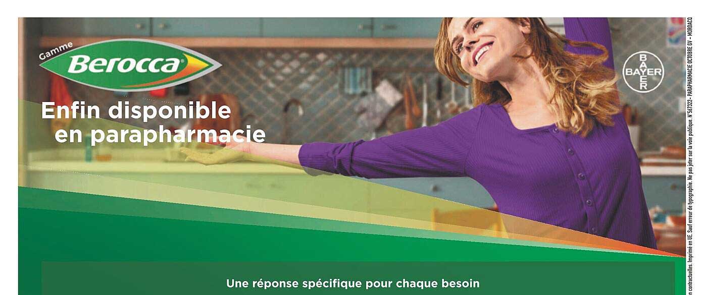 Promo Gamme Berocca chez Carrefour Parapharmacie - iCatalogue.fr