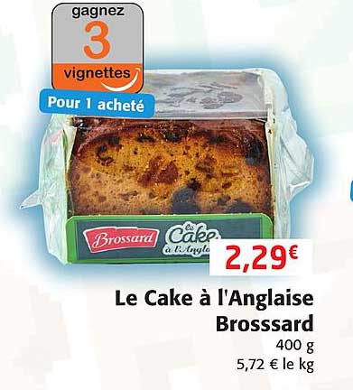 Promo Le Cake à L'anglaise Brossard chez Colruyt - iCatalogue.fr