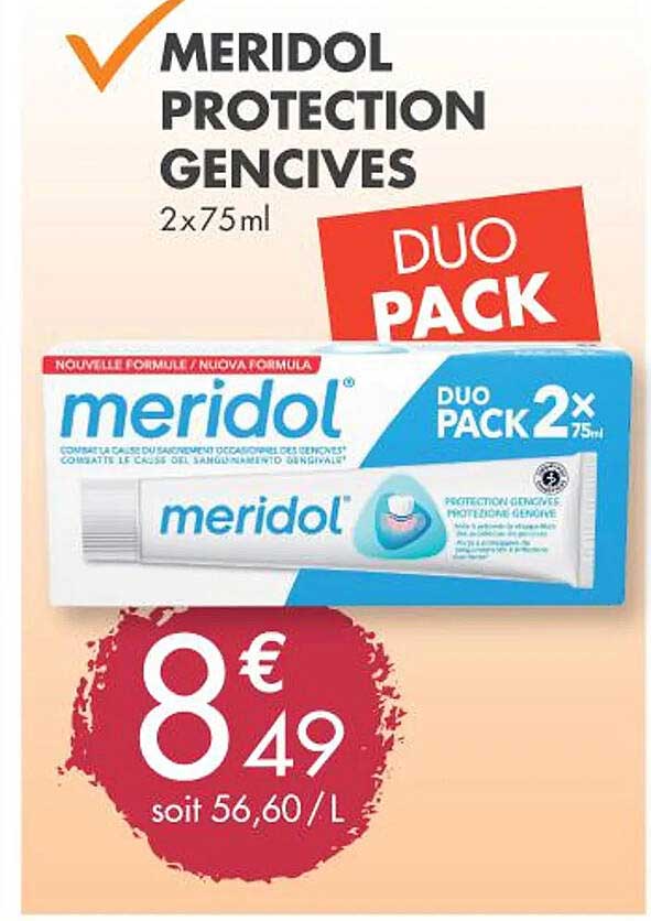 Promo Meridol Protection Gencives chez Pharmavie - iCatalogue.fr