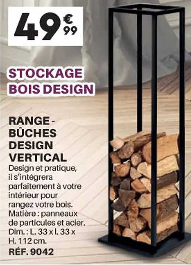 Promo Range-bûches Design Vertical chez Shopix - iCatalogue.fr