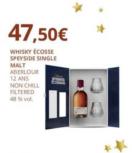 Promo Whisky écosse Speyside Single Malt Aberlour 12 Ans Non Chill ...