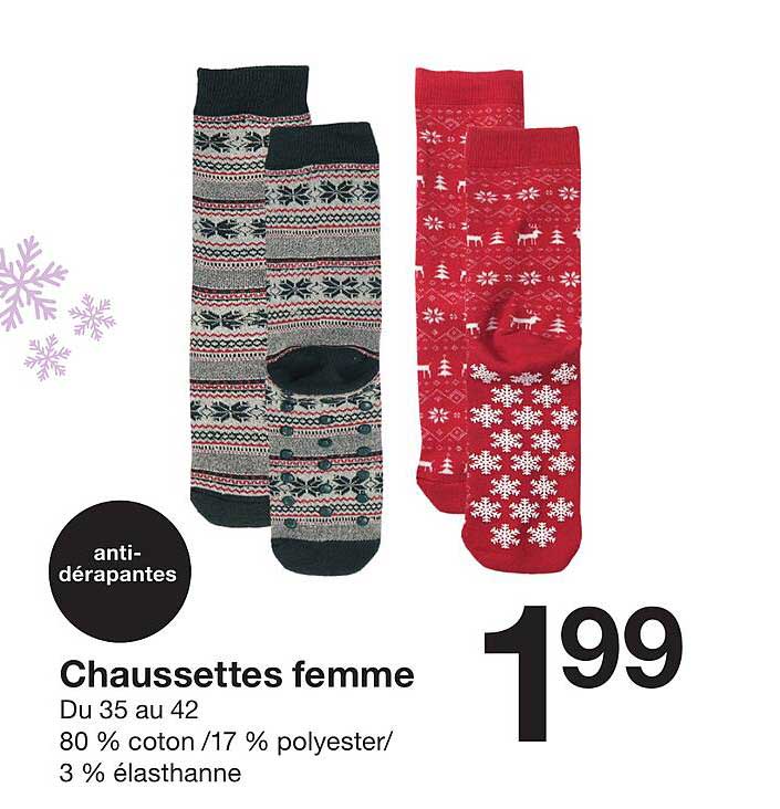 Promo Chaussettes Femme Chez Zeeman Icatalogue Fr