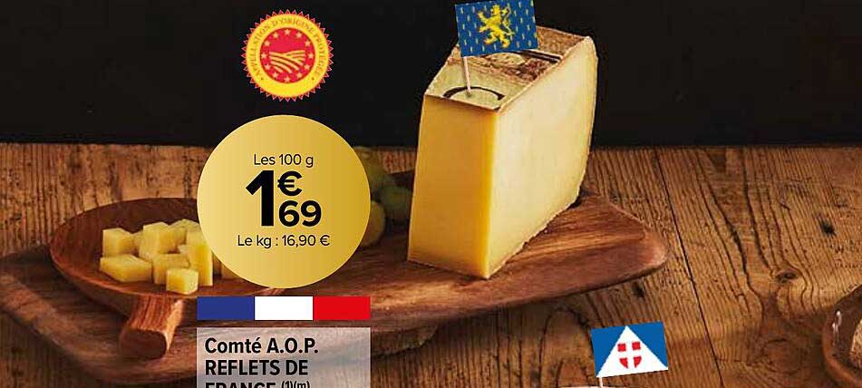 Promo Comté A.o.p. Reflets De France chez Carrefour Market - iCatalogue.fr