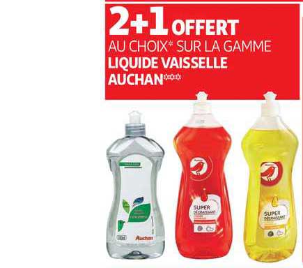 Promo Gamme Liquide Vaisselle Auchan chez Auchan Direct - iCatalogue.fr