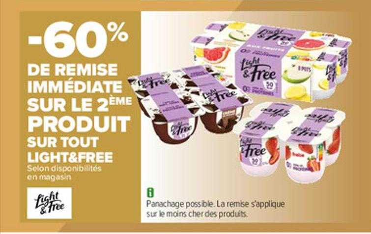 Promo Produit Light & Free chez Carrefour - iCatalogue.fr