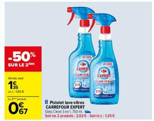 Promo Pistolet Lave-vitres Carrefour Expert chez Carrefour - iCatalogue.fr