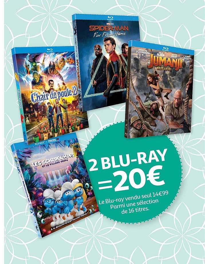 Promo 2 Blu-ray chez Auchan - iCatalogue.fr
