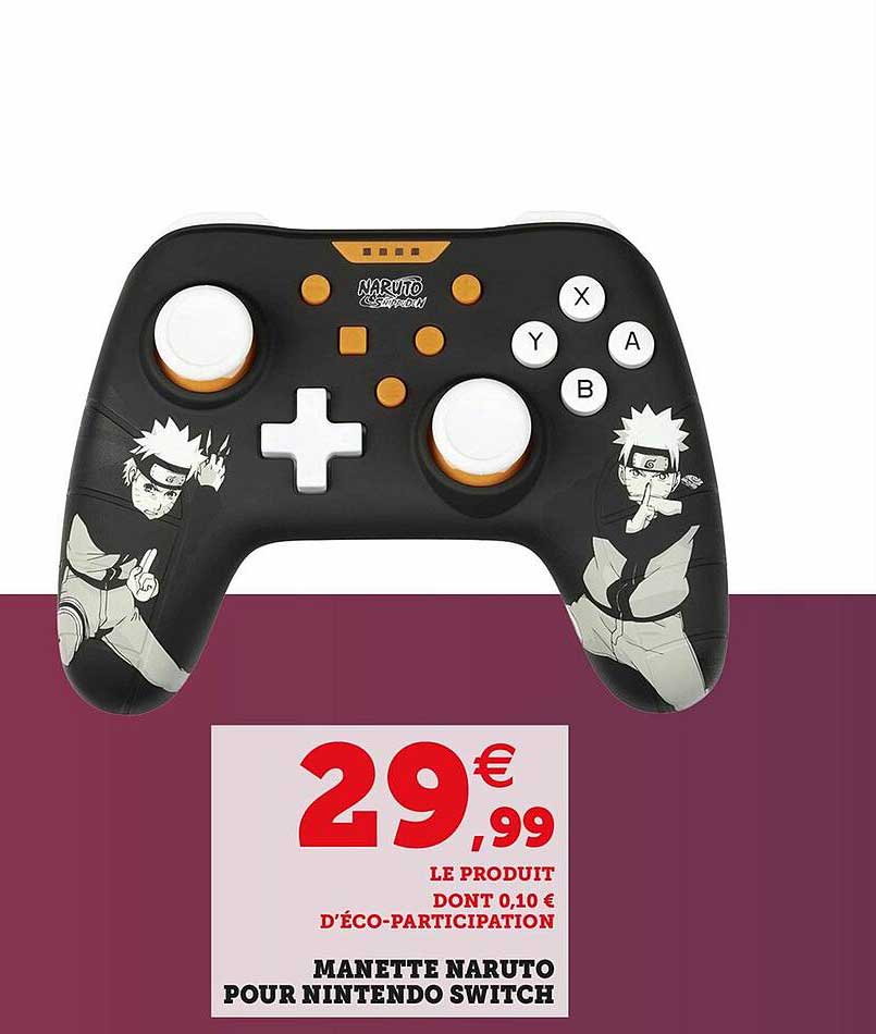 Offre Manette Naruto Pour Nitendo Switch chez Hyper U