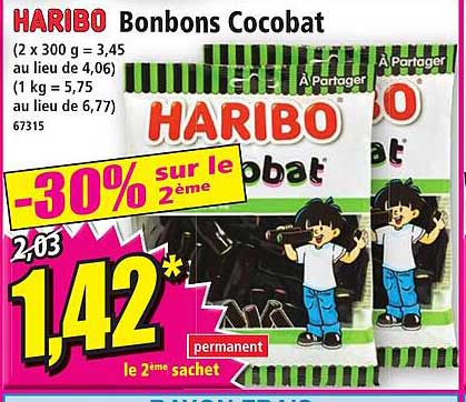 Promo Bonbons Cocobat Haribo chez Norma - iCatalogue.fr