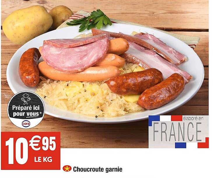 Promo Choucroute Garnie chez Cora - iCatalogue.fr