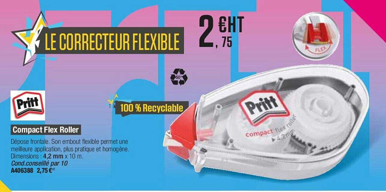Offre Compact Flex Roller Pritt chez Calipage