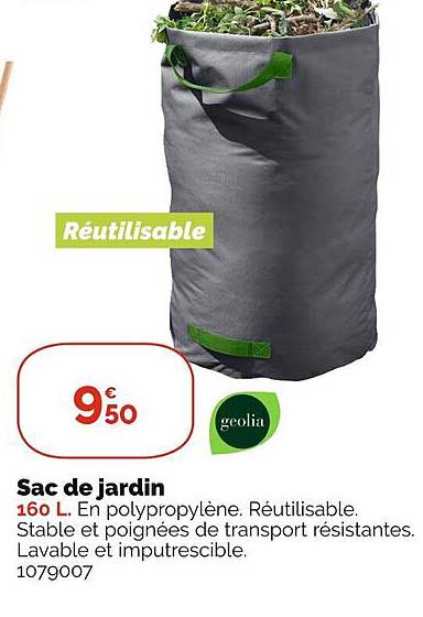 Promo Sac De Jardin Geolia chez WELDOM - iCatalogue.fr
