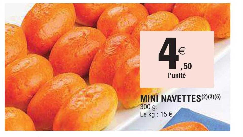 Promo Mini Navettes chez E.Leclerc - iCatalogue.fr