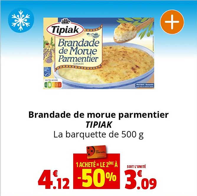 Promo Brandade De Morue Parmentier Tipiak chez Coccinelle Express ...