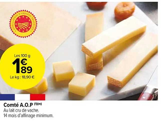 Promo Comté A.o.p. chez Carrefour Market - iCatalogue.fr