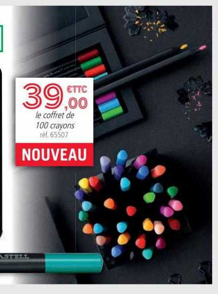 Promo Le Coffret De 100 Crayons chez Le Géant des Beaux-Arts ...