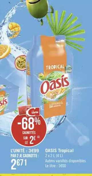 Offre Oasis Tropical chez Lidl