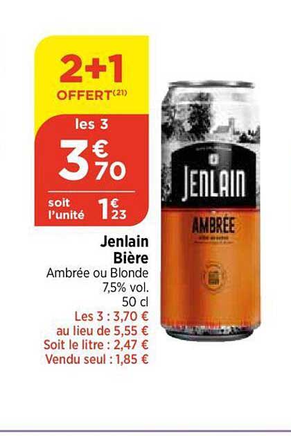 Promo Bière Jenlain chez Atac - iCatalogue.fr
