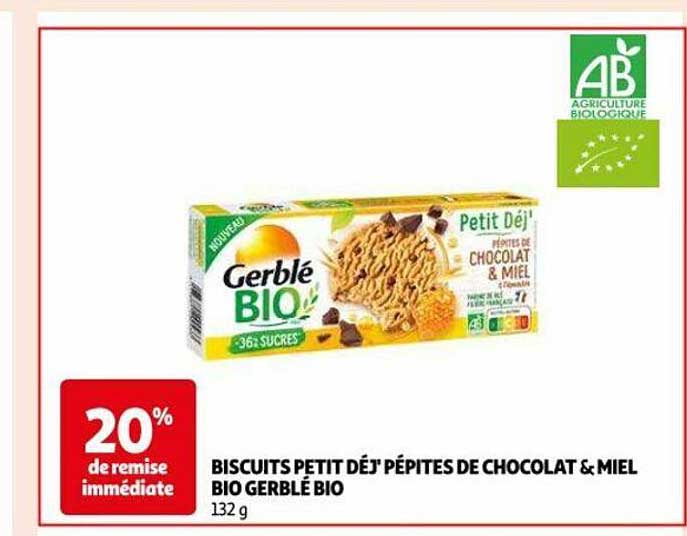 Promo Biscuits Gerblé, Ou Goûter Aux écorces Confites Gerblé chez Hyper ...