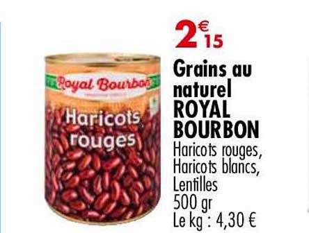 Promo Grains Au Naturel Royal Bourbon chez Carrefour Market - iCatalogue.fr