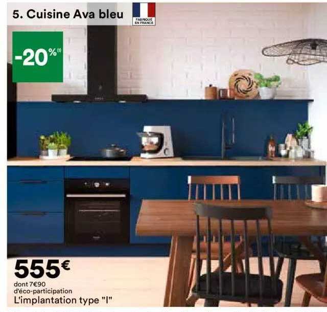 Promo Cuisine Ava Bleu chez BUT - iCatalogue.fr
