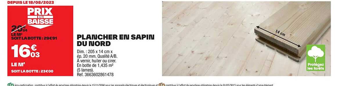 Planche Sapin Brico Depot