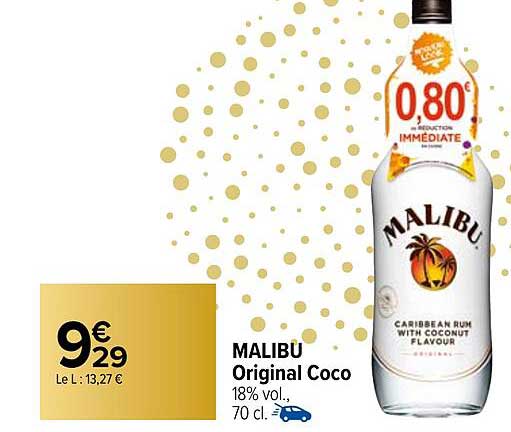 Promo Malibu Original Coco chez Carrefour - iCatalogue.fr