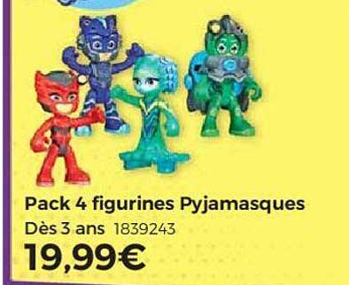 Promo Pack 4 Figurines Pyjamasques chez PicWicToys - iCatalogue.fr