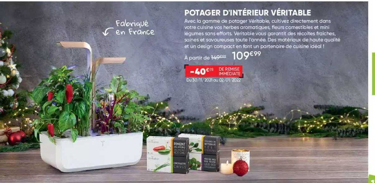 Promo Potager D'intérieur Véritable chez Fnac - iCatalogue.fr