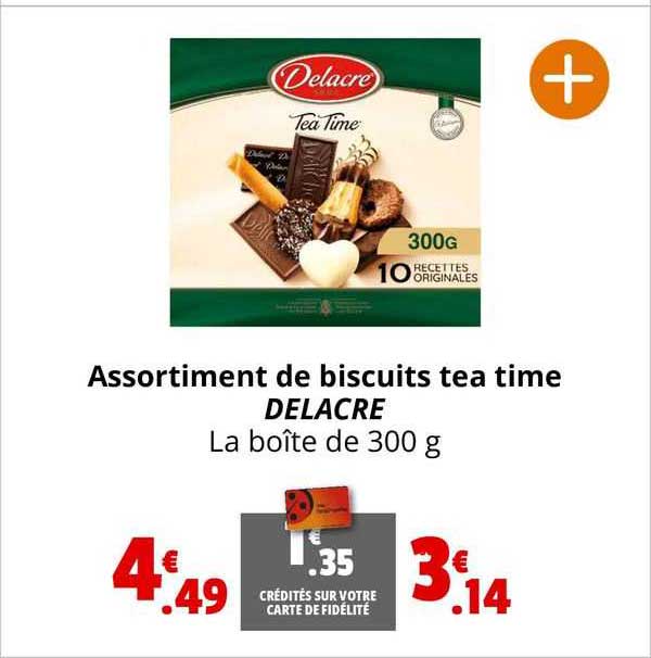 Promo Assortiment De Biscuits Tea Time Delacre chez Coccinelle Express ...