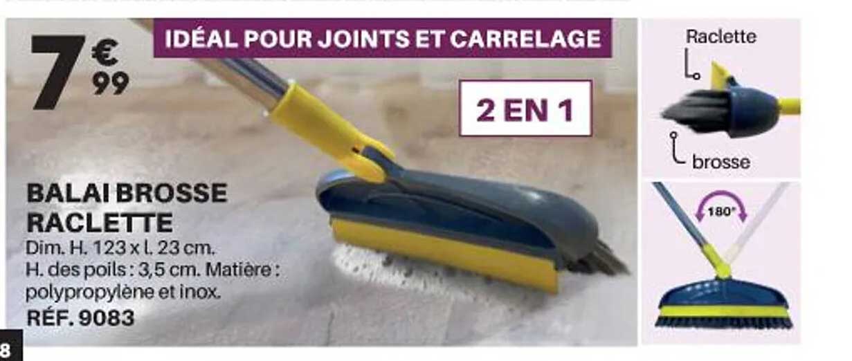 Promo Balai Brosse Raclette chez Shopix - iCatalogue.fr