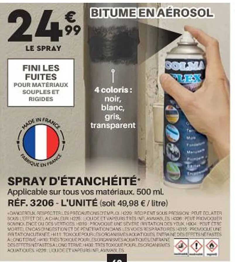 Promo Spray D'étanchéité chez Shopix - iCatalogue.fr