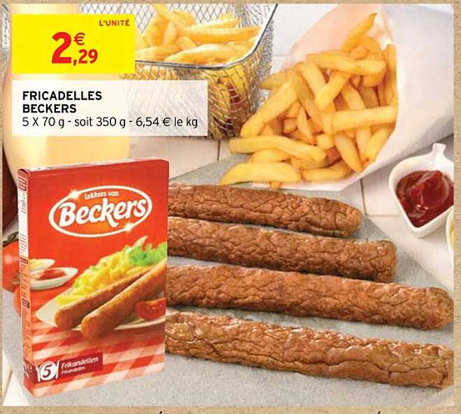 Promo Fricadelles Beckers chez Intermarché - iCatalogue.fr