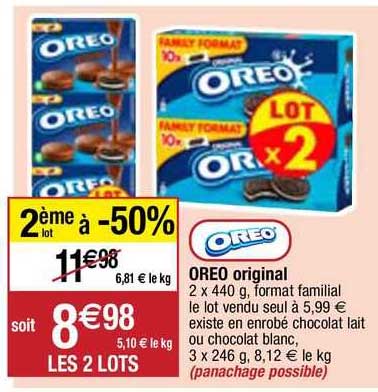 Promo Oreo Original chez Migros France - iCatalogue.fr