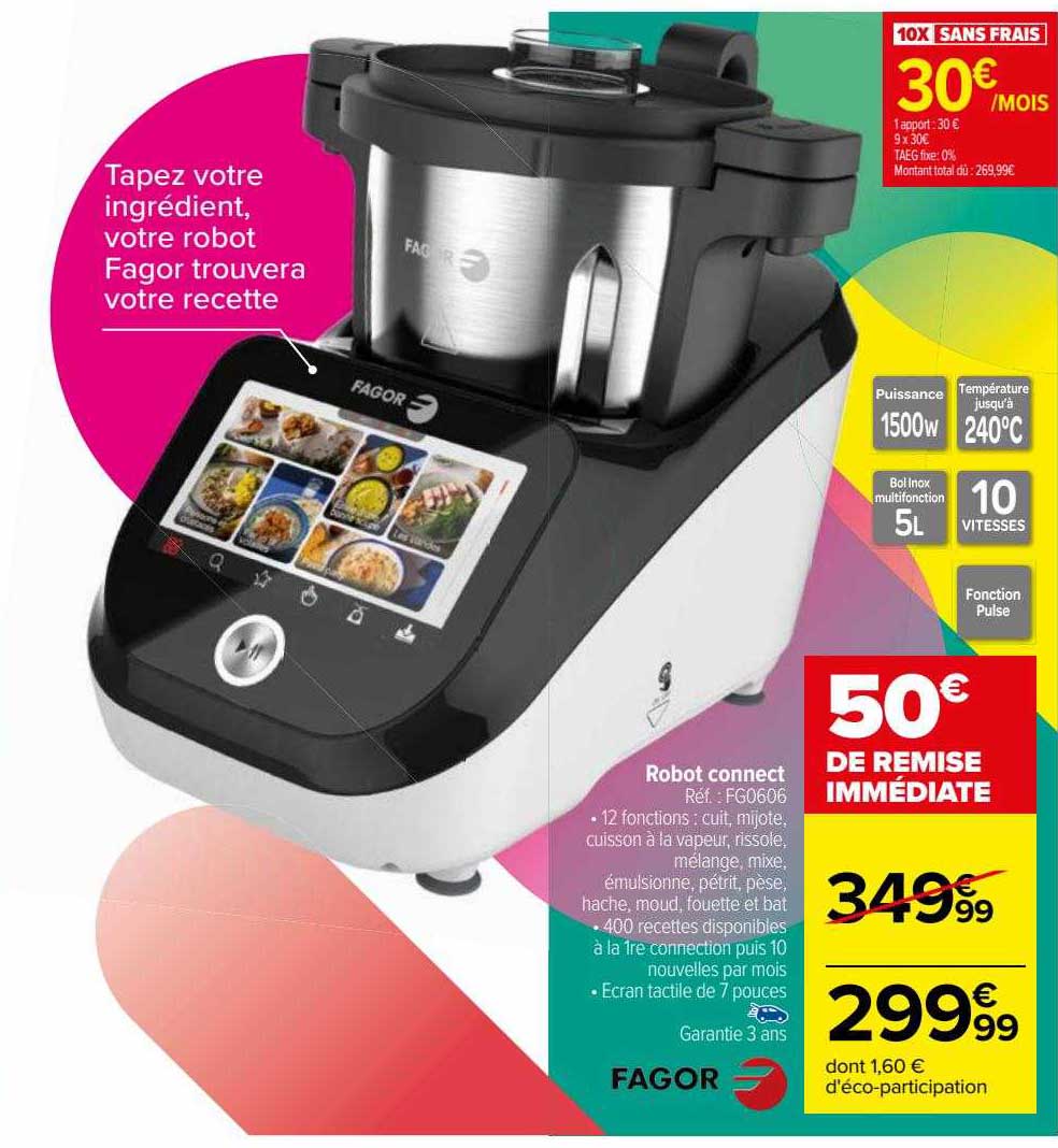Promo Robot Connect Fagor chez Carrefour - iCatalogue.fr