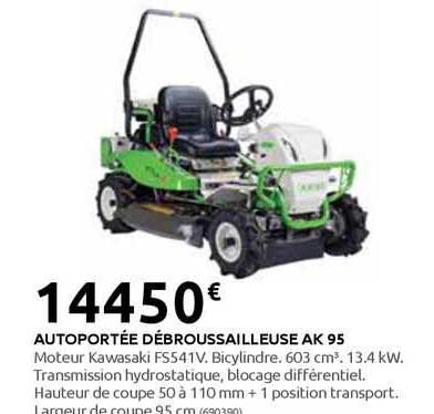 Promo Autoportée Débroussailleuse Ak 95 chez Rural Master - iCatalogue.fr
