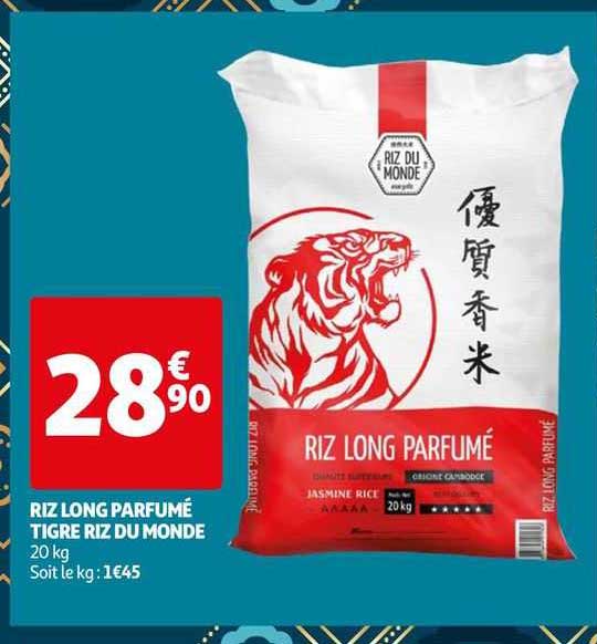 Promo Riz Long Parfum Tigre Riz Du Monde chez Auchan - iCatalogue.fr