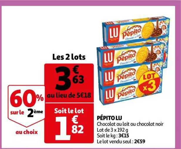 Promo Pépito Lu chez Auchan - iCatalogue.fr