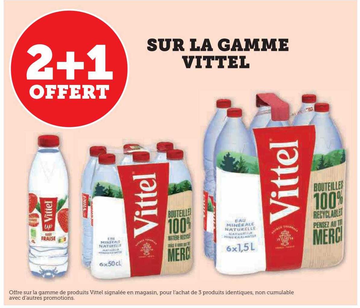 Promo La Gamme Vittel chez Hyper U - iCatalogue.fr