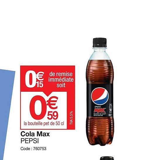 Promo Cola Max Pepsi chez Promocash - iCatalogue.fr