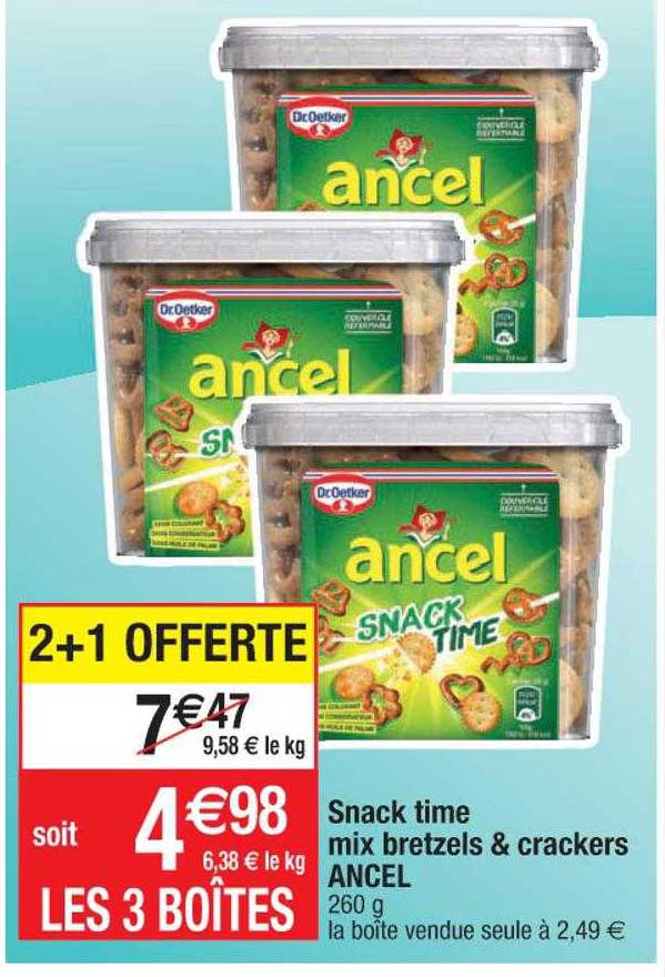 Offre Crackers X4 "tokapi" chez E Leclerc