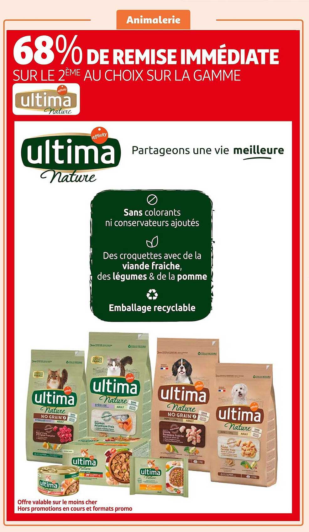 Promo La Gamme Ultima Nature chez Auchan - iCatalogue.fr