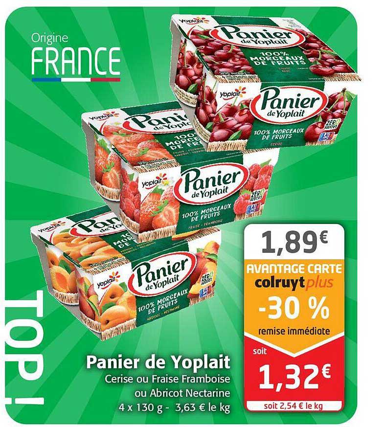 Promo Panier De Yoplait chez Colruyt - iCatalogue.fr