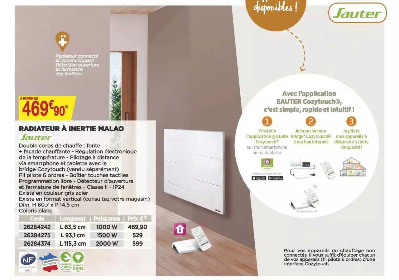 Radiateur Sauter Malao