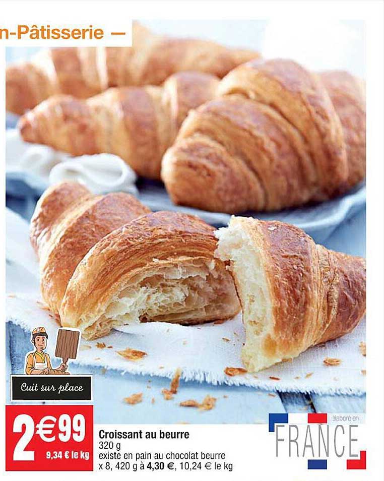 Promo Croissant Au Beurre chez Cora - iCatalogue.fr