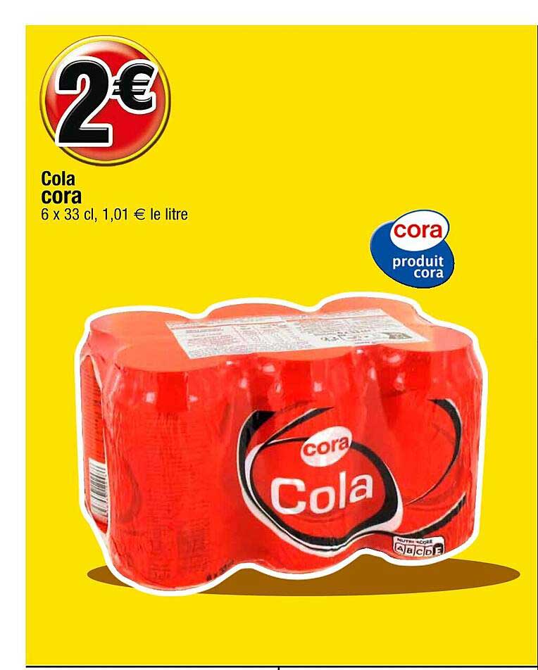 Promo Cola Cora chez Cora - iCatalogue.fr