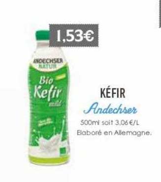 Offre Kéfir Andechser Natur chez Naturalia